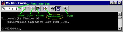 How To Use A Dos Window