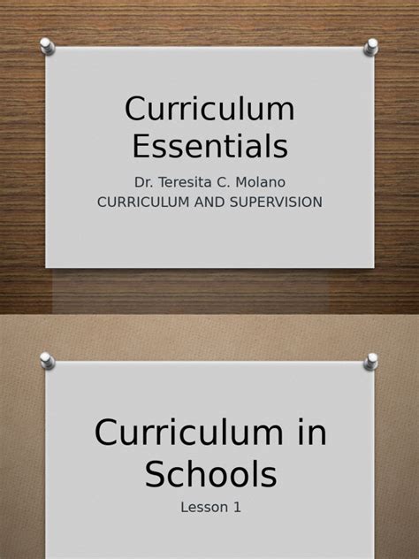 Curriculum Essentials 1 1 Pdf