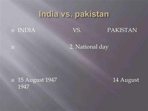 India Vs Pakistan Pptpptx