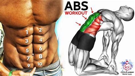Abs Workout At Home Best 7 Exercise Six Pack Workout Youtube