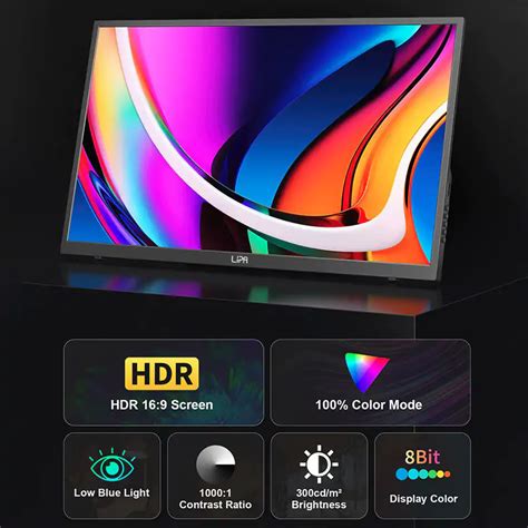 Lipa Hdr Portable Monitor Inch Hz Majstra Com