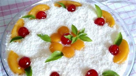 Pavê de pêssego coco veja como fazer essa sobremesa deliciosa