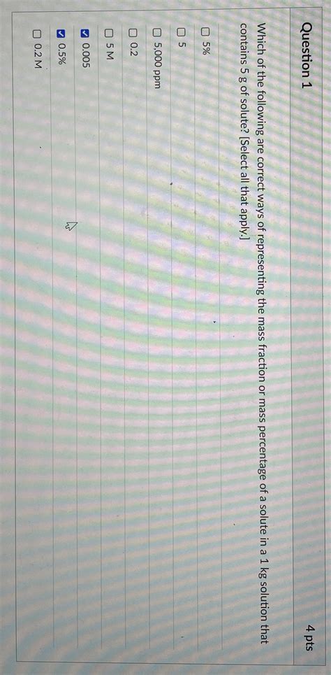 Solved Question 14 ﻿ptswhich Of The Following Are Correct