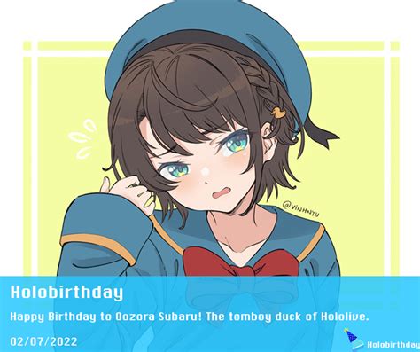Holofacts Holobirthday Happybirthday To Oozora Subaru
