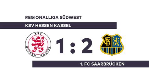 Ksv Hessen Kassel 1 Fc Saarbrücken 15 Partien Ohne Niederlage