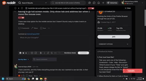 Custom Firefox Css Need A Title Bar Replacement To Display Current