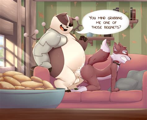 Rule 34 Anal Anthro Badger Badgerclops Balls Beignet Food Belly Bodily Fluids Cartoon