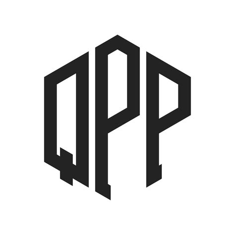 Premium Vector Qpp Logo Design Initial Letter Qpp Monogram Logo Using