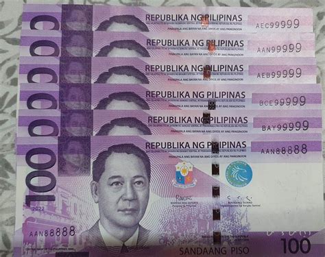 Philippine Peso Solid Notes Hobbies And Toys Memorabilia And Collectibles