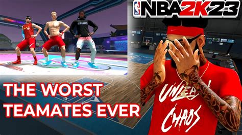 STAGE But With The WORST Teammates Ever NBA2k23 YouTube