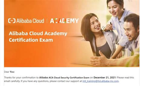 Tim Ku On Linkedin Alibaba Cloud Aca Cloud Security Certification Exam