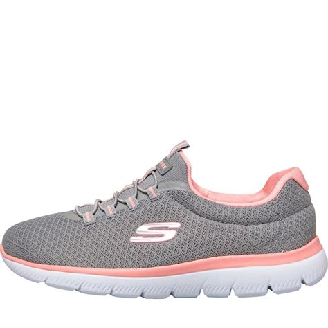 SKECHERS Dames Summits Sneakers Grijs