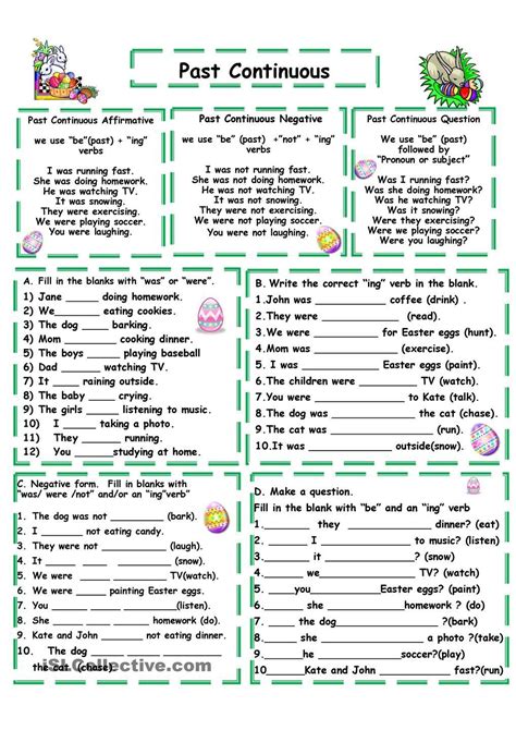 English Grammar Tests Ingles Basico Para Nios