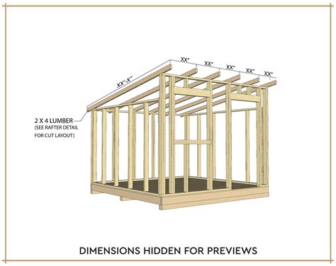 This Is The Complete 8x10 Lean To Shed Plans Including Everything You