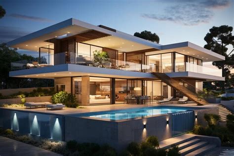 Premium Photo D Model Render Of Living House