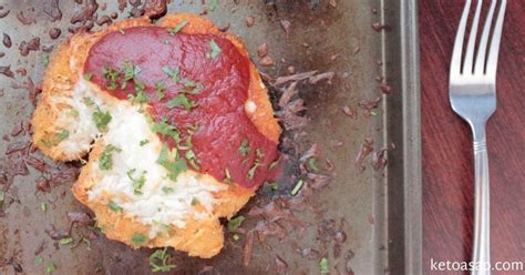 Easy Keto Chicken Parmesan Low Carb Recipe Ketoasap