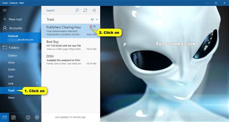 Delete Email Messages In Windows 10 Mail App Tutorials