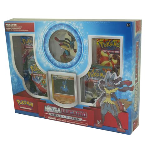 Pokemon Cards Mega Lucario Collection 1 Figure 1 Holo Promo 4