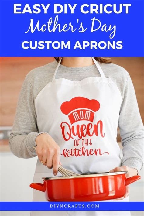 How To Make An Apron With Cricut Vinyl For Mothers Day Diy And Crafts