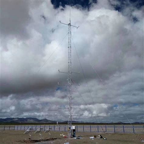 Wire Supporting Telecom Hot Dip Galvanized Triangular Guyed Mast Lattice Communication Antenna