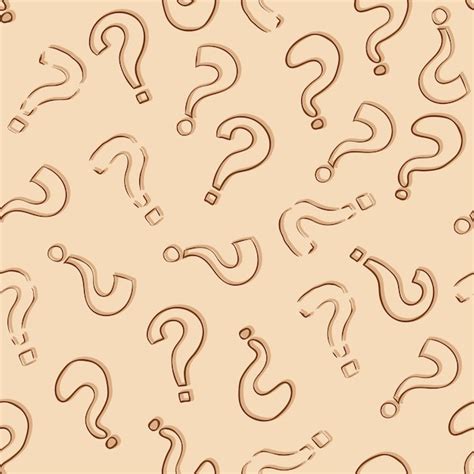 Premium Vector Vector Seamless Pattern Of Question Marks Quiz Background