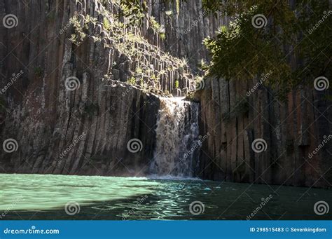 Basaltic Prisms Of Santa Maria Regla Stock Image Image Of Built Hexagon 298515483