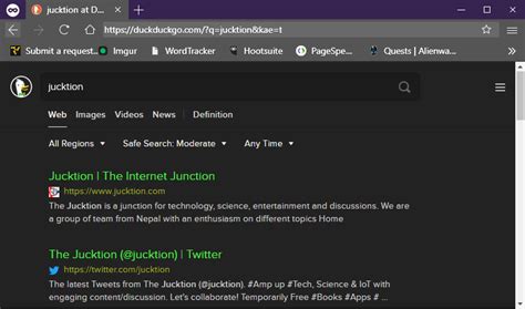 Search Engines With Dark Mode Invoking Them With Parameters