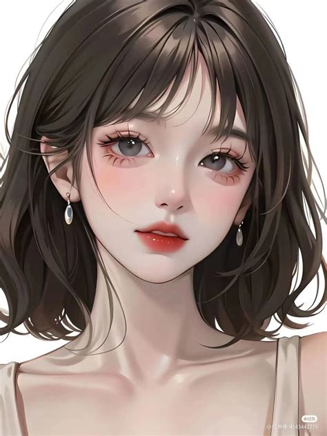 Sad Anime Girl Digital Art Girl Portrait Girl Profile Photo Cartoon