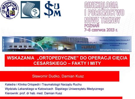 WSKAZANIA ORTOPEDYCZNE DO OPERACJI CIĘCIA CESARSKIEGO FAKTY I MITY