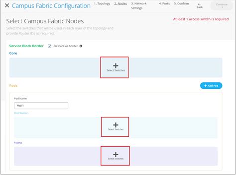 configure campus fabric ip clos mist juniper networks