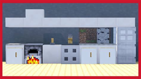 Minecraft Come Fare Una Cucina Youtube