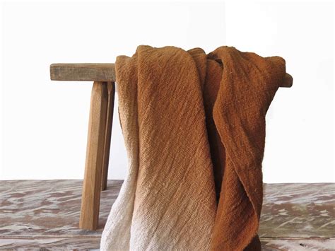 Rust Ombre Decorative Throw Blanket Couch Decor King Etsy