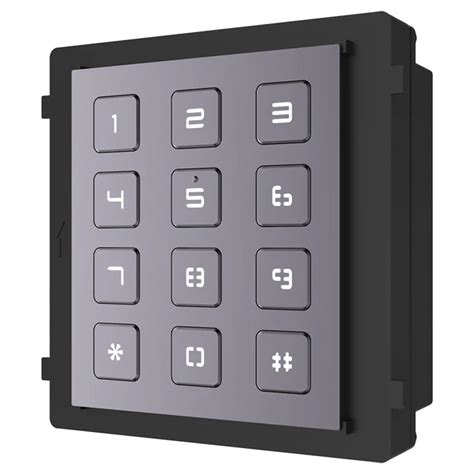 Hikvision Ds Kd Kp Modular Intercom Keypad Module Cctv Express Uk