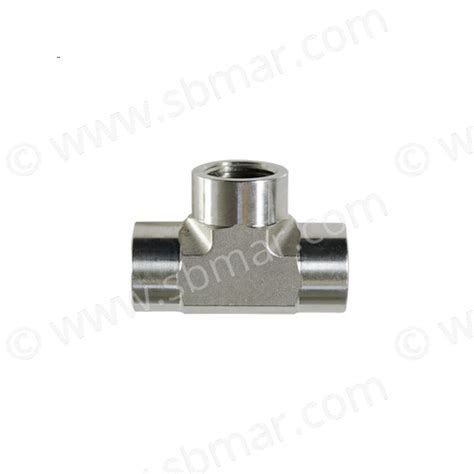 1 8 Npt Tee Fitting Seaboard Marine