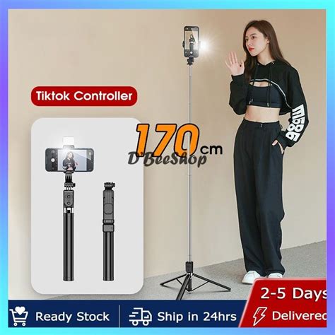 Extendable Handheld Holder Rotate 3 In 1 Monopod Selfie Stick 1 7m