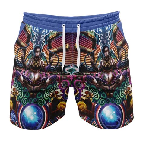 Trippy Jinx Arcane Gym Shorts Anime Ape