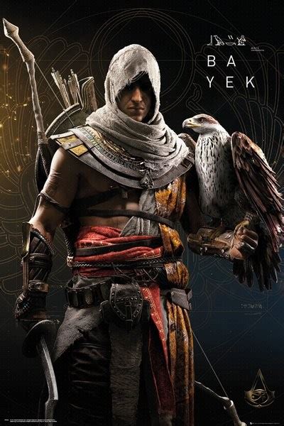 Poster Quadro Assassins Creed Origins Bayek Poster Sul Muro 31