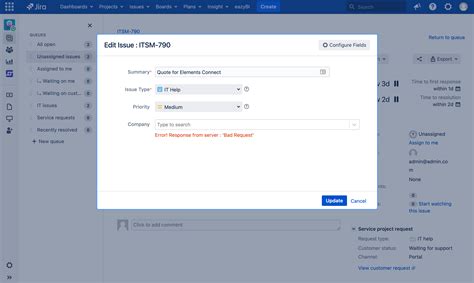 Field Configuration Screen