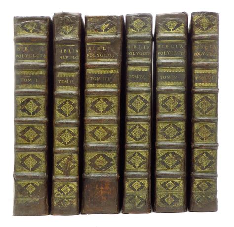 Biblia Sacra Polyglotta Complectentia Textus Originales Hebraicum