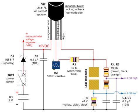 LED Current Regulator Schematic Robot Room