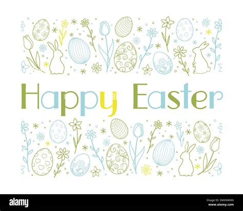 Happy Easter Vector Colorful Symbol Logo Isolated On A White Background