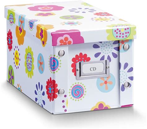 Hti Living Aufbewahrungsbox Mit Deckel Cd Box Ordnungsbox Amazonde