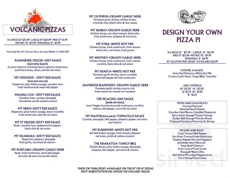 Rancho Nipomo Menu