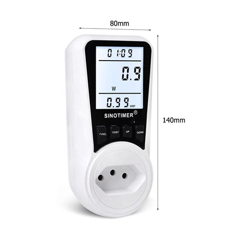 1pcs Digitale Lcd Power Meter Wattmeter Socket Wat Vicedeal