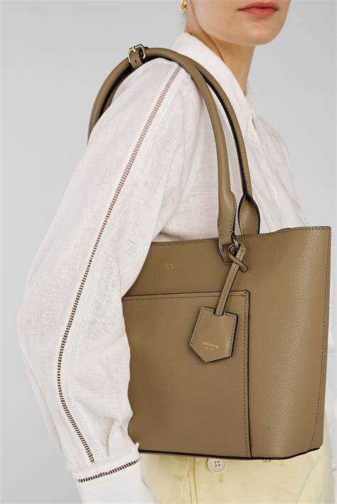 Iris Small Tote Mushroom Oroton