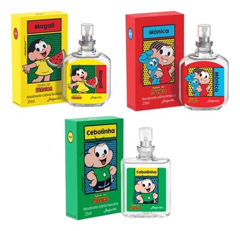 Combo Colônias Turma Da Mônica Fragrâncias Jequiti Frete grátis