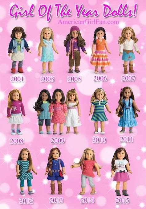 Visual Chart Of Truly Me Dolls American Girl Dolls