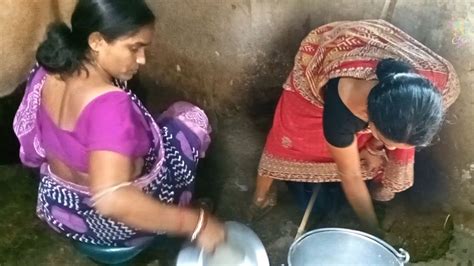 Women Milking Cow In India Indian Vloger Dairy Farm Biusness In India