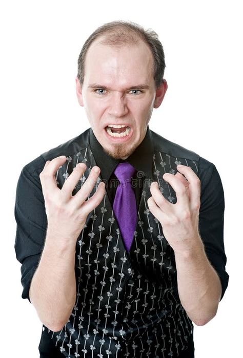 Angry Man Stock Image Image Of Open Attractive Mouth 23691657