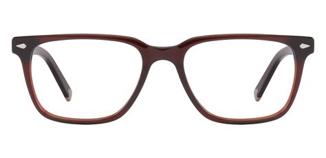 Bartley Rectangle Prescription Glasses Brown Womens Eyeglasses